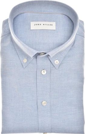 John Miller Homme, Chemises, Bleu, Taille: 5XL Casual Shirt