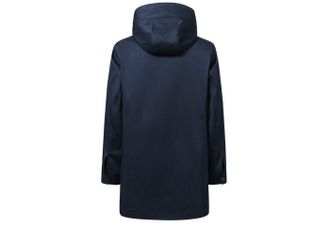 AlltheMen Trenchcoat Herren Trechcoat mit Kapuze Freizeit Regular Fit &Uuml;bergangsmantel mit Bequemem Baumwoll Mischgewebe, f&uuml;r Vielf&auml;ltige Freizeitoutfits