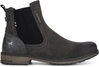 Mustang Jeans Stiefeletten Mustang 4157-608 Grau