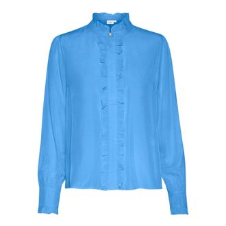 Saint Tropez FelinaSZ Shirt - - Blouses & Shirts - Damen - Blau - L