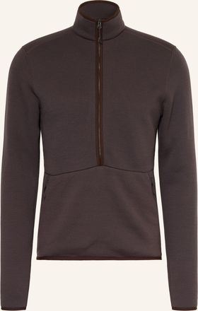 Odlo Midlayer Wool Aus Merinowolle braun