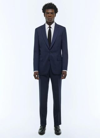 Fursac Costume ajust&eacute; &agrave; rayures tennis - Taille 54 - Homme