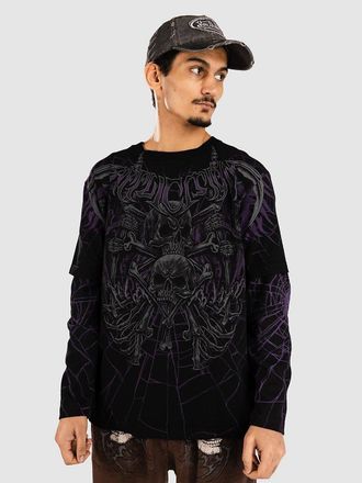 Affliction Darkness Falls Sweat noir
