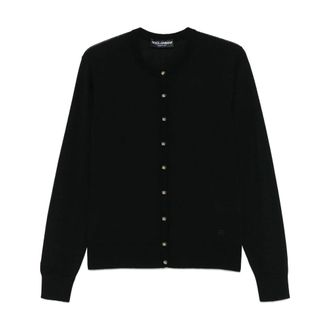 Dolce & Gabbana Stylischer Cardigan mit Fxv05Zjcvxfn0000 - - Knitwear - Damen - Schwarzk - XL