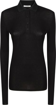 Entire studios Entire Studios, Femme, Tops, Noir, Taille: 38 FR Polo ML
