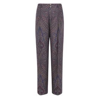 Etro Straight Pantalons - Femme - Pantalons - Multicolore - Taille: 38 FR