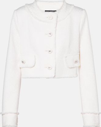 Dolce & Gabbana Cropped-Jacke aus Tweed