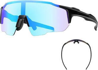 Generico Polarisierte Sonnenbrille f&uuml;r Radfahren, Gl&auml;ser mit UV-Schutz 400, Outdoor-Zubeh&ouml;r f&uuml;r Wandern, Radfahren, Angeln, t&auml;gliche Fahren, Frauen, Sport mit 