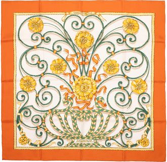 Herm&egrave;s T&uuml;cher & Schals - Scarf - Gr. unisize - in Orange - f&uuml;r Damen