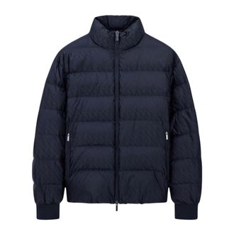 A|X Armani Exchange Allover Logo Pufferjacke - - Jackets - Herren - Blau - XL