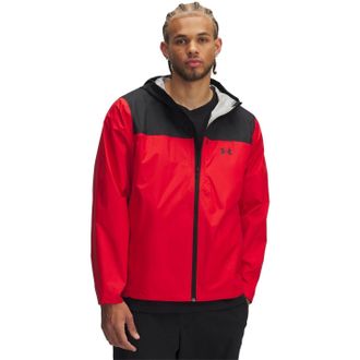 Under Armour Cloudstrike Jacke, wasserfest f&uuml;r Herren (Rot)