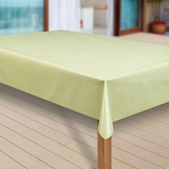 Laro Wachstuch-Tischdecke Abwaschbar Garten-Tischdecke Wachstischdecke PVC Plastik-Tischdecken Eckig Meterware Wasserabweisend Abwischbar |30|, Muster:Uni 