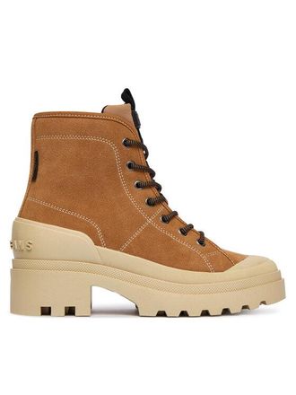 Pepe Jeans London Schn&uuml;rstiefeletten Hale Basic W PLS500006 Braun