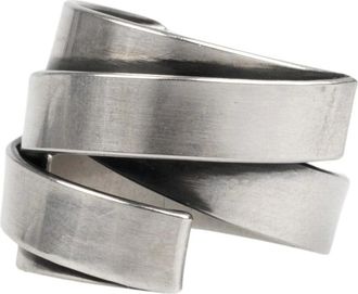 Werkstatt M&uuml;nchen Homme, Accessoires, Gris, Taille: M Ring Double Folded