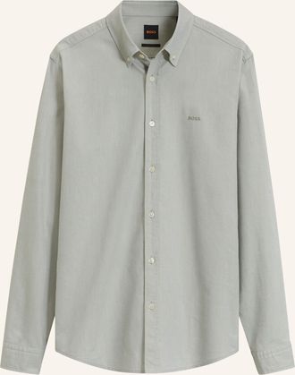 HUGO BOSS Hemd Rickert_M Regular Fit gruen