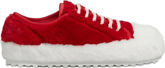 Marni Sneakers mit Schnürung - Rot