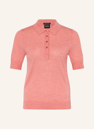 HUGO BOSS Poloshirt Fidenka Aus Merinowolle rosa