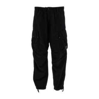 C.P. Company C.p. Company - Pantalon cargo Microreps Boxy Lens - Homme - Pantalons - Noir - Taille: M