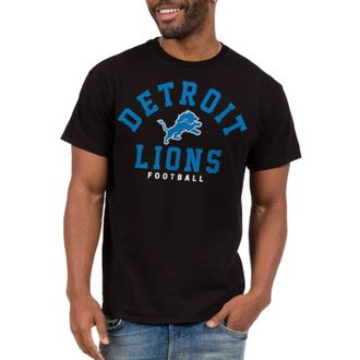 Junk Food NFL - Detroit Lions - Classic Team Logo - Unisex Adult Short Sleeve Fan T-Shirt for Men and Women - Size X-Large