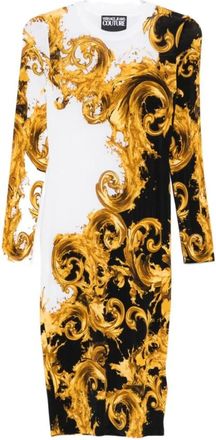 Versace Jeans Couture Femme, Robes, Multicolore, Taille: 36 FR Robes Midi