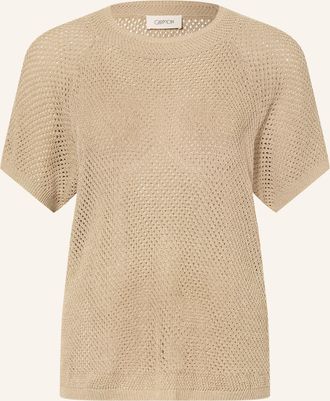 Cartoon Cartoon Strickshirt Mit Glitzergarn beige