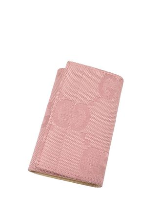 Gucci 2016-2025 GG Marmont Canvas Case key holder - Rosa
