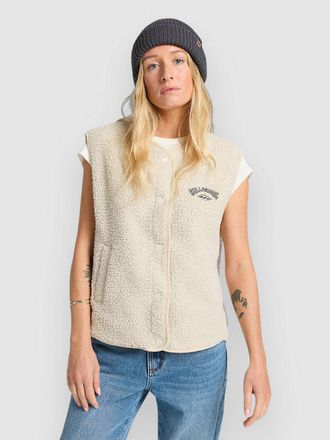 Billabong Be Happy Fleece Gilet blanc