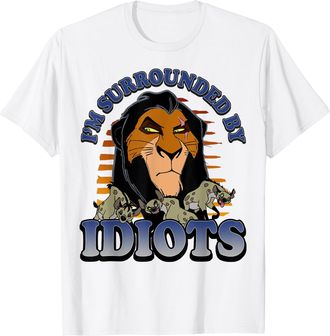 Disney Lion King Scar Surrounded By Idiots T-Shirt