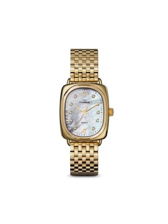 Shinola Bixby 3H 34mm - Wei&szlig;