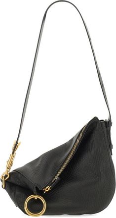 Burberry Womens Small Knight Bag Black Shoulder