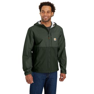 Carhartt Work in Progress Herren Storm Defender Relaxed Fit Lightweight Packable Jacket Forestry Green/Dark Forestry Green, Forstgr&uuml;n/Dunkelforstgr&uuml;n, XXL