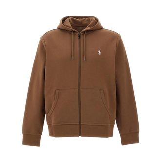 Polo Ralph Lauren Double-Knit Full-Zip Hoodie - - Sweatshirts & Hoodies - Herren - Braun - XL