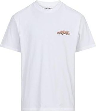 Carhartt Work in Progress Tee-shirt droit col rond imprim&eacute; en coton