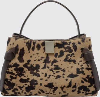Yuzefi Gyoza Mini-Handtasche von aus Ponyfell mit Animal-Print und Schultergurt
