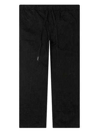 Nahmias Gestreifte Cordhose - Schwarz