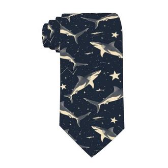 Generic Petits Requins Mignons Cravate Classique Cravates Doux Cravate Homme Pour Célébrations Scolaires Adultes