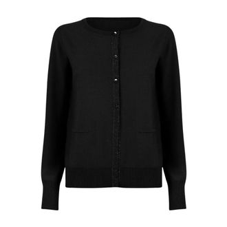 Wolford Feinstrick-Cardigan - - Knitwear - Damen - Schwarzk - XS