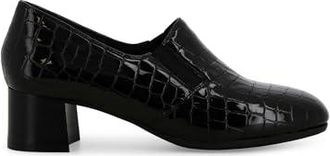 Melluso Mocassin Femme en Cuir Verni Noir x5327z 38.5