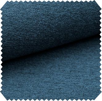Novely MOERS feiner Bouclé Polsterstoff Möbelstoff außergewöhnliche Optik | Meterware | 1lfm (14 Blau)