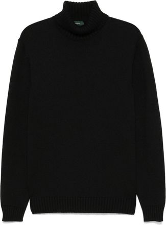 Zanone Pullover aus Schurwolle - Schwarz