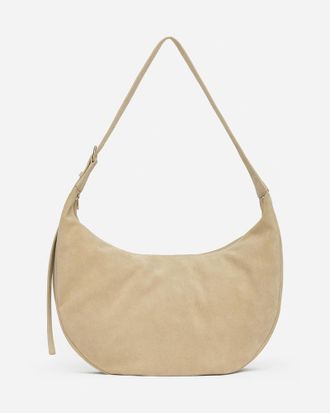 Arket Veloursledertasche -Beige