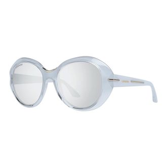 Longines Longines, Femme, Accessoires, Gris, Taille: ONE Size Lunettes de Soleil Grises Rondes pour Femmes