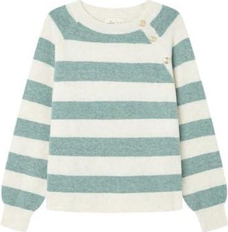 Springfield 3.t/Gym.AP. Sweater Raya Botón Pull, Vert Menthe, M Femme