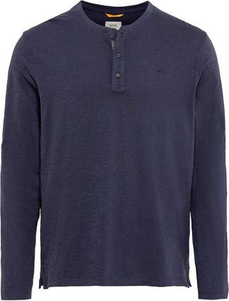 Camel Active Henleyshirt mit Logostickerei