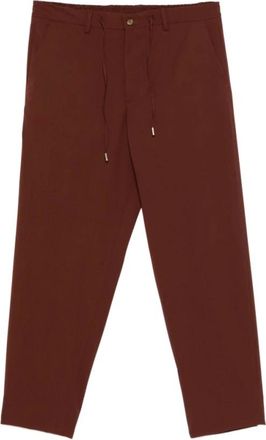 BRIGLIA 1949 Homme, Pantalons, Brun, Taille: S Cropped Pantalons