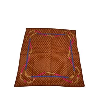 Celine Foulard en soie Pre-owned - Femme - Pre-owned - Brun - Taille: ONE Size