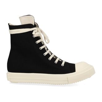 Rick Owens Homme, Chaussures, Noir, Taille: 42 EU Scarpe Denim Sneaks