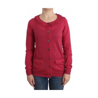 John Galliano Rosa Woll-Cardigan - - Knitwear - Damen - Rosa - M