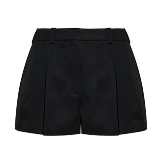 Givenchy Plissee-Shorts aus Wolle - - Shorts - Damen - Schwarzk - M