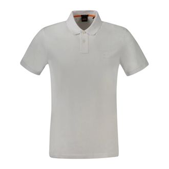 HUGO BOSS Homme, Tops, Blanc, Taille: 2XL Polo Slim Fit &agrave; Manches Courtes